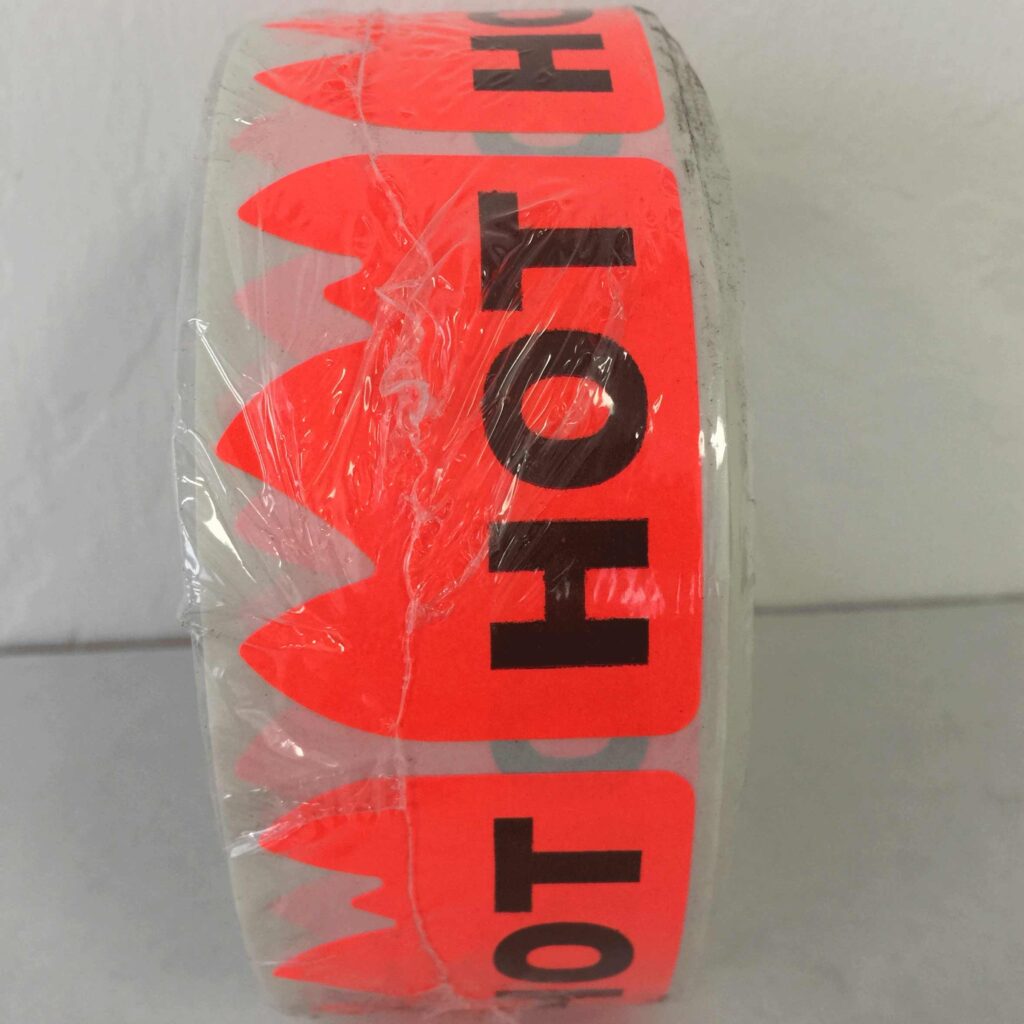 1" x 2" Hot Label | APS Packaging